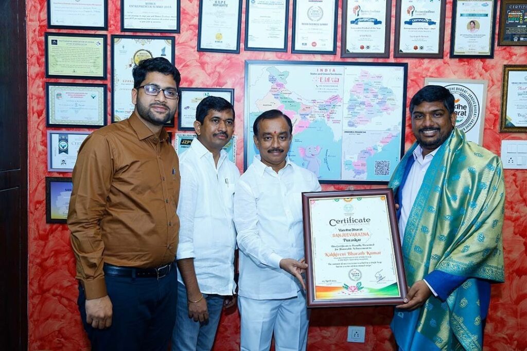 Sanjeeva Ratna Puraskar for KBK Hospital CEO K. Bharath Kumar